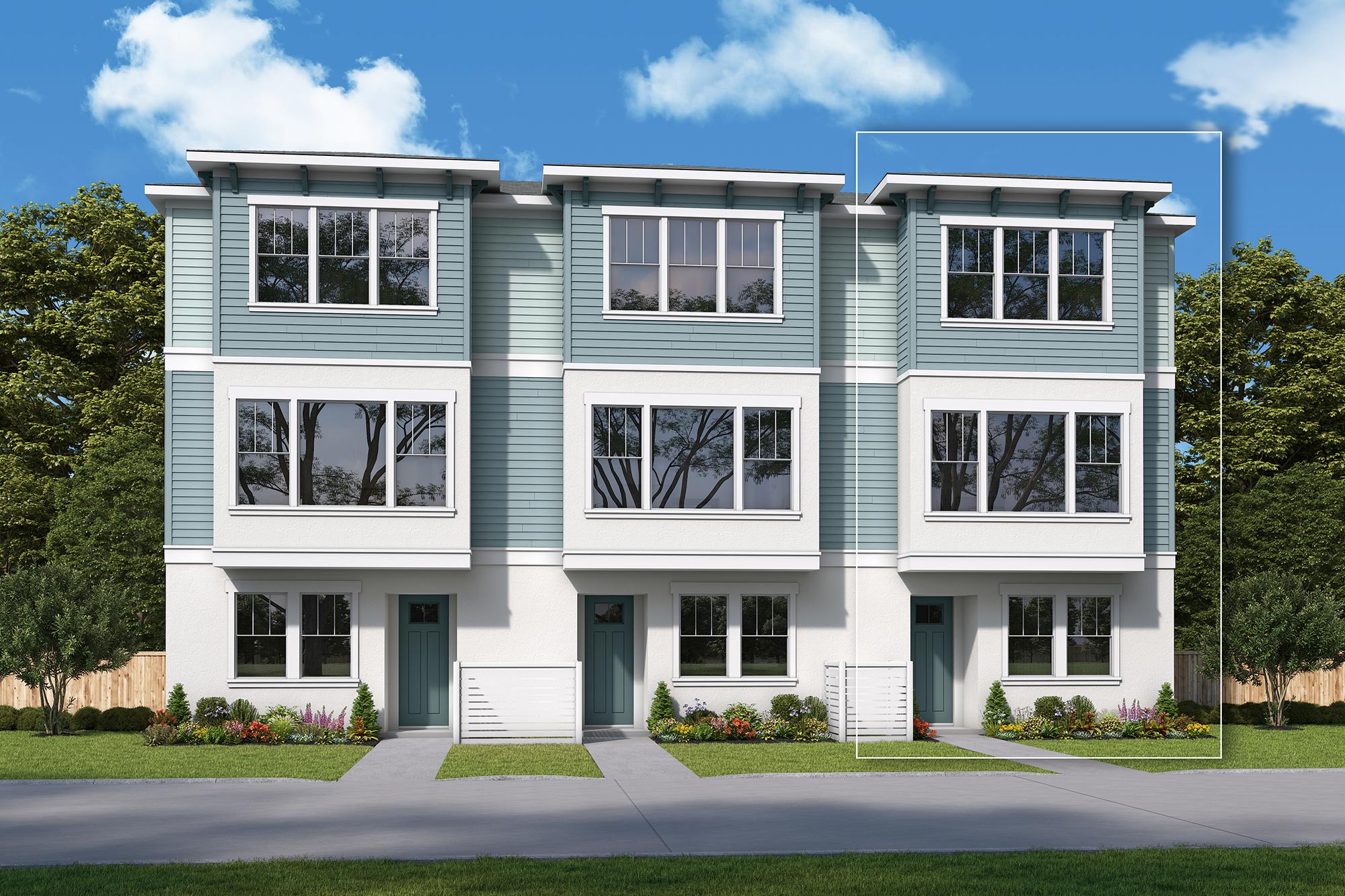Carsten II Model @ Towns at Kenwood | David Weekley Homes
