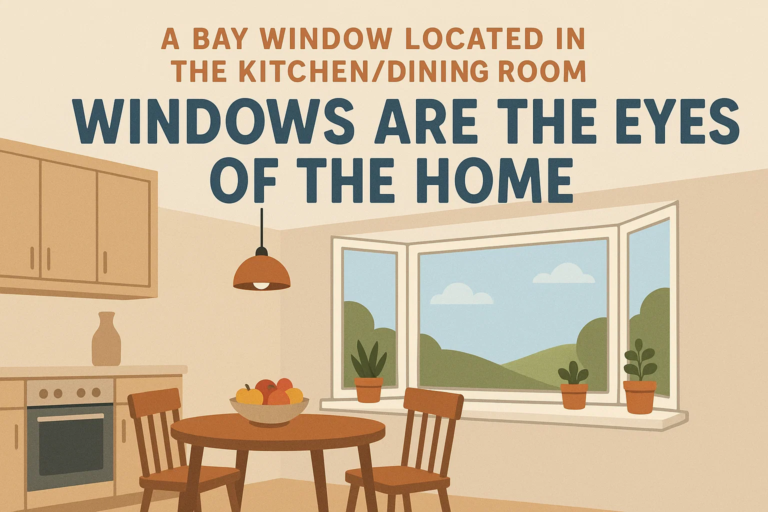 A Bay Window Located in the Kitchen/Dining Room: Windows Are the Eyes ...